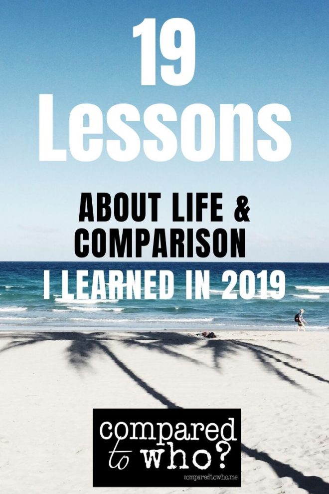 Lessons I learned in 2019